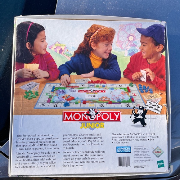 Toys | Monopoly Board Game Junior 1996 | Poshmark